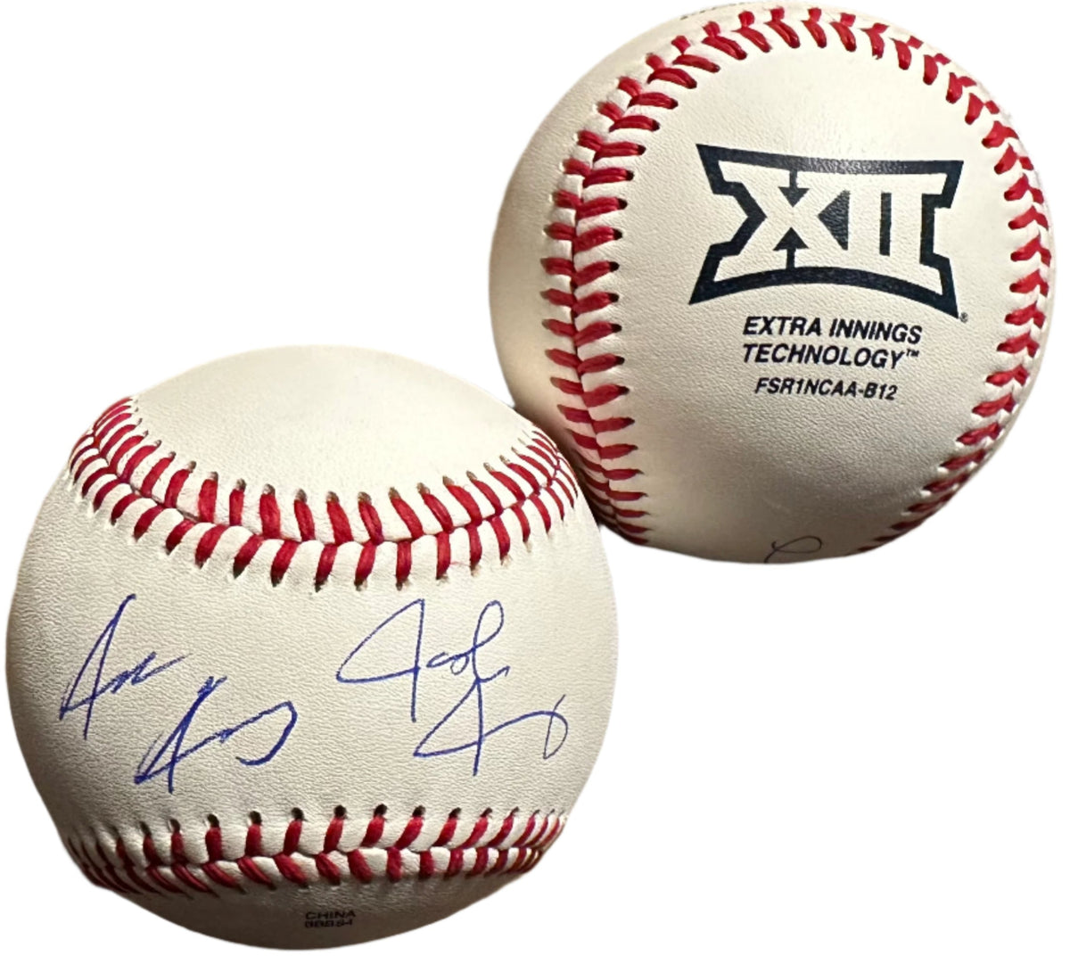 Josh Jung & Jace Jung dual signed baseball – B Run Sports