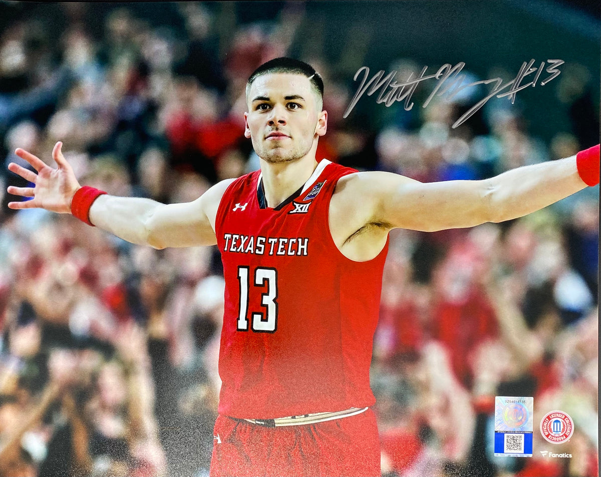 Matt Mooney Autographed Celebration Photo – B Run Sports
